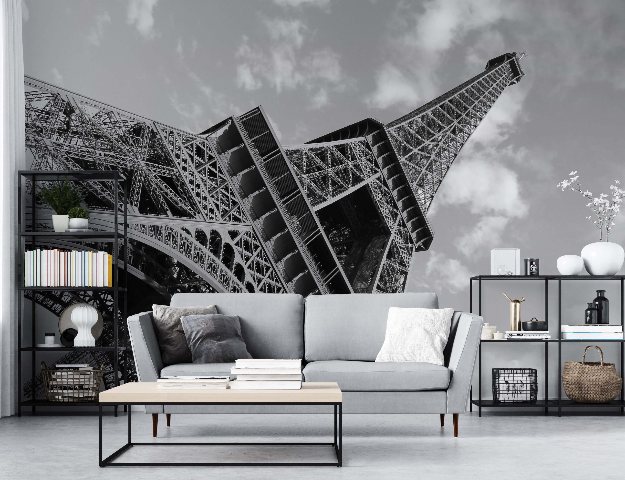 Eiffel Tower Mural | Staab Decor